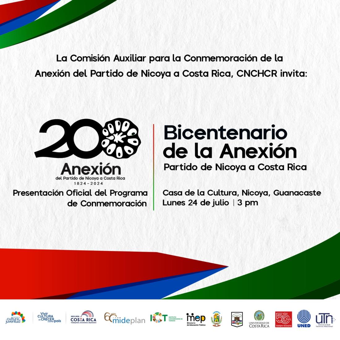 200 Aniversario Anexión del Partido de Nicoya | Ministerio de Cultura y ...