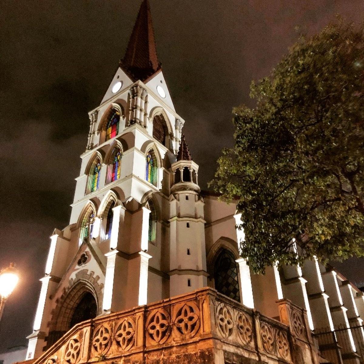 Nueva iluminación del Templo “La Merced” destaca belleza arquitectónica ...