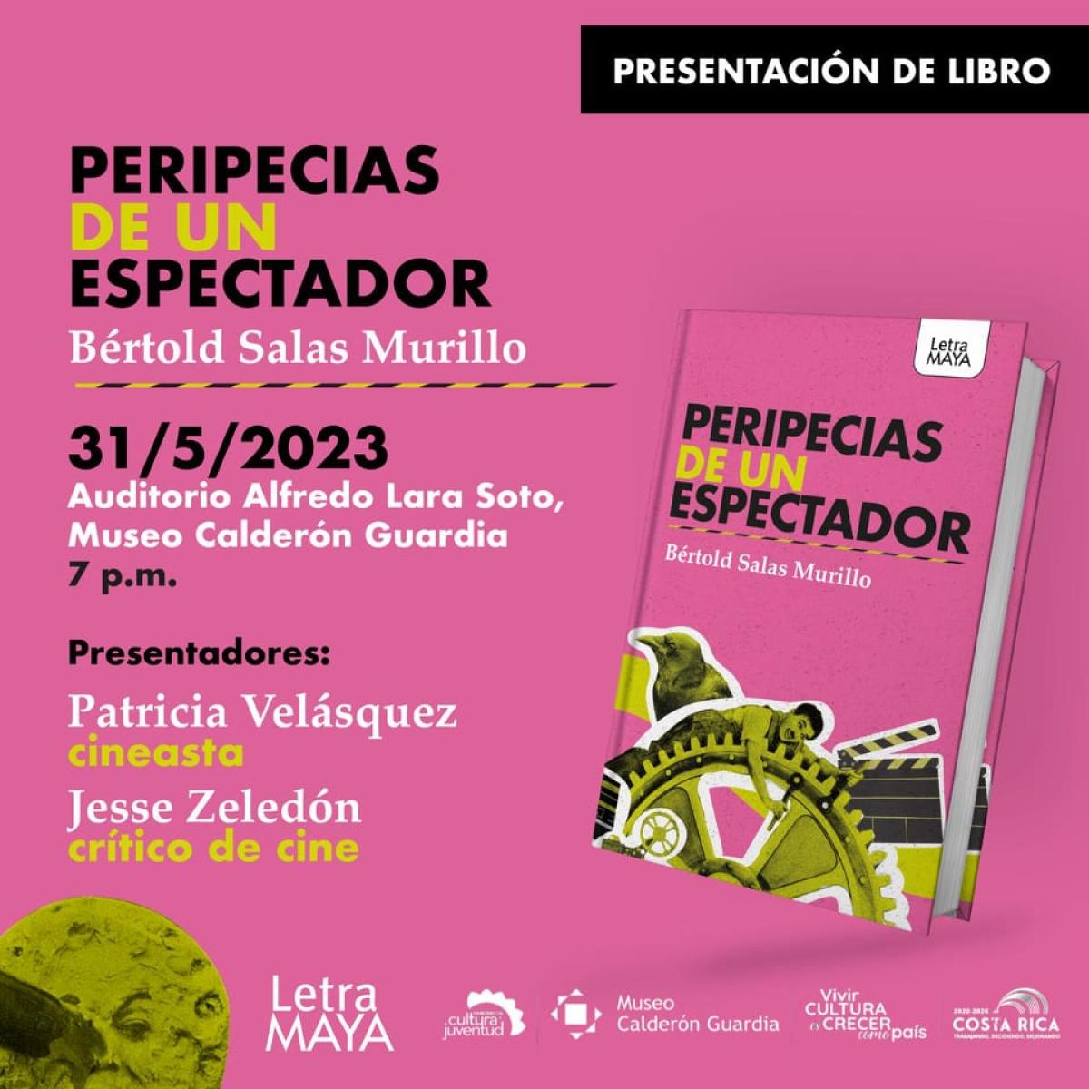 Presentación de libro: Peripecias de un espectador - Bértold Salas ...