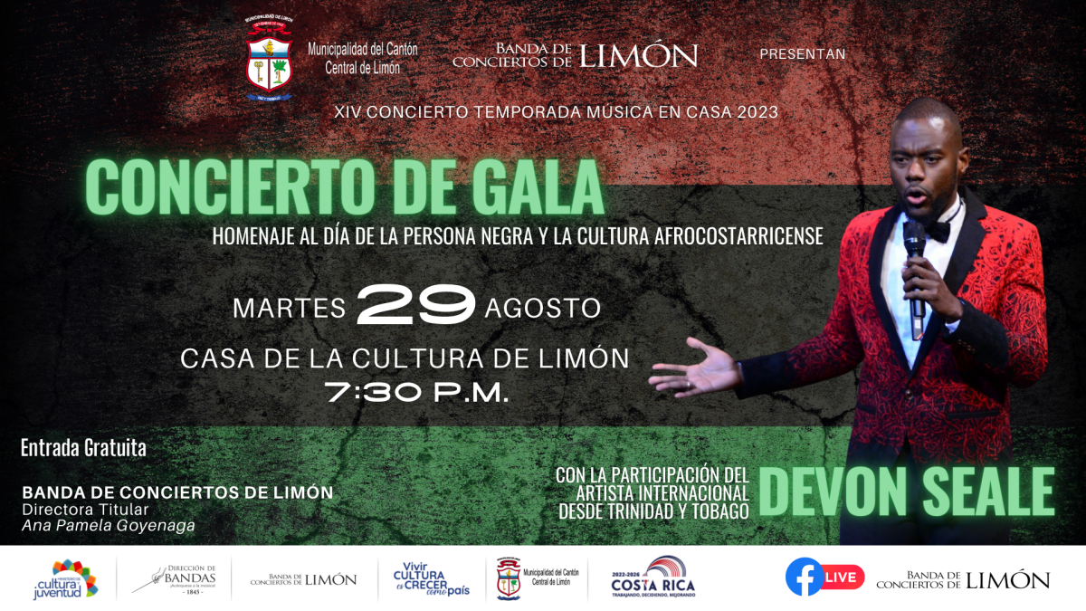 Concierto Especial de Gala : “Mes Histórico de la Afrodescendencia ...